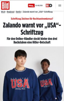Zalando: USA = Unser seliger Adolf Sind diese Nazis | Maria Lourdes Blog